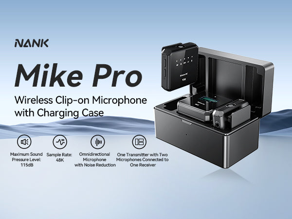 Nank Launched Its New Wireless Lavalier Microphone - Mike Pro