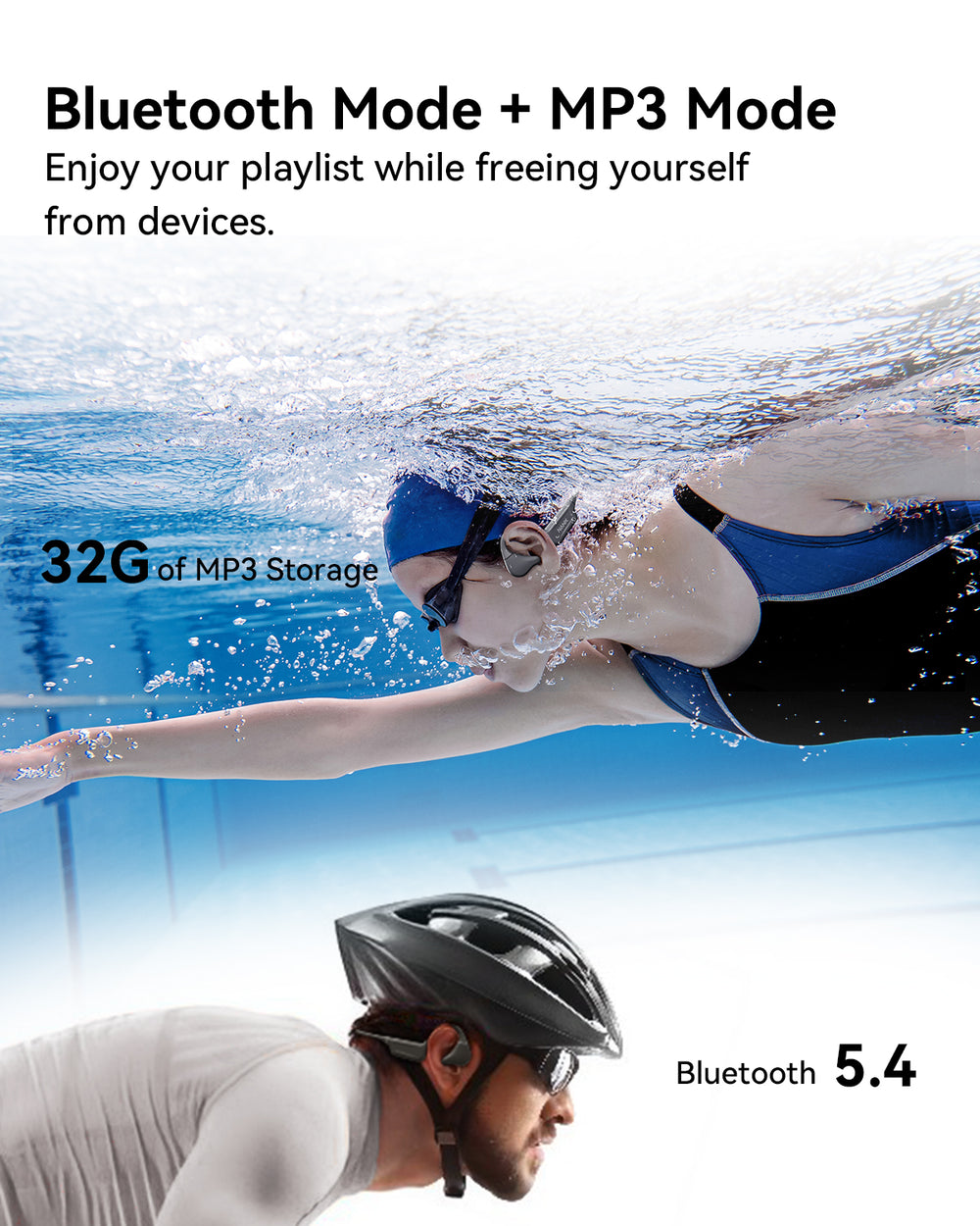 Runner Diver2 Pro Bone conduction Headphone