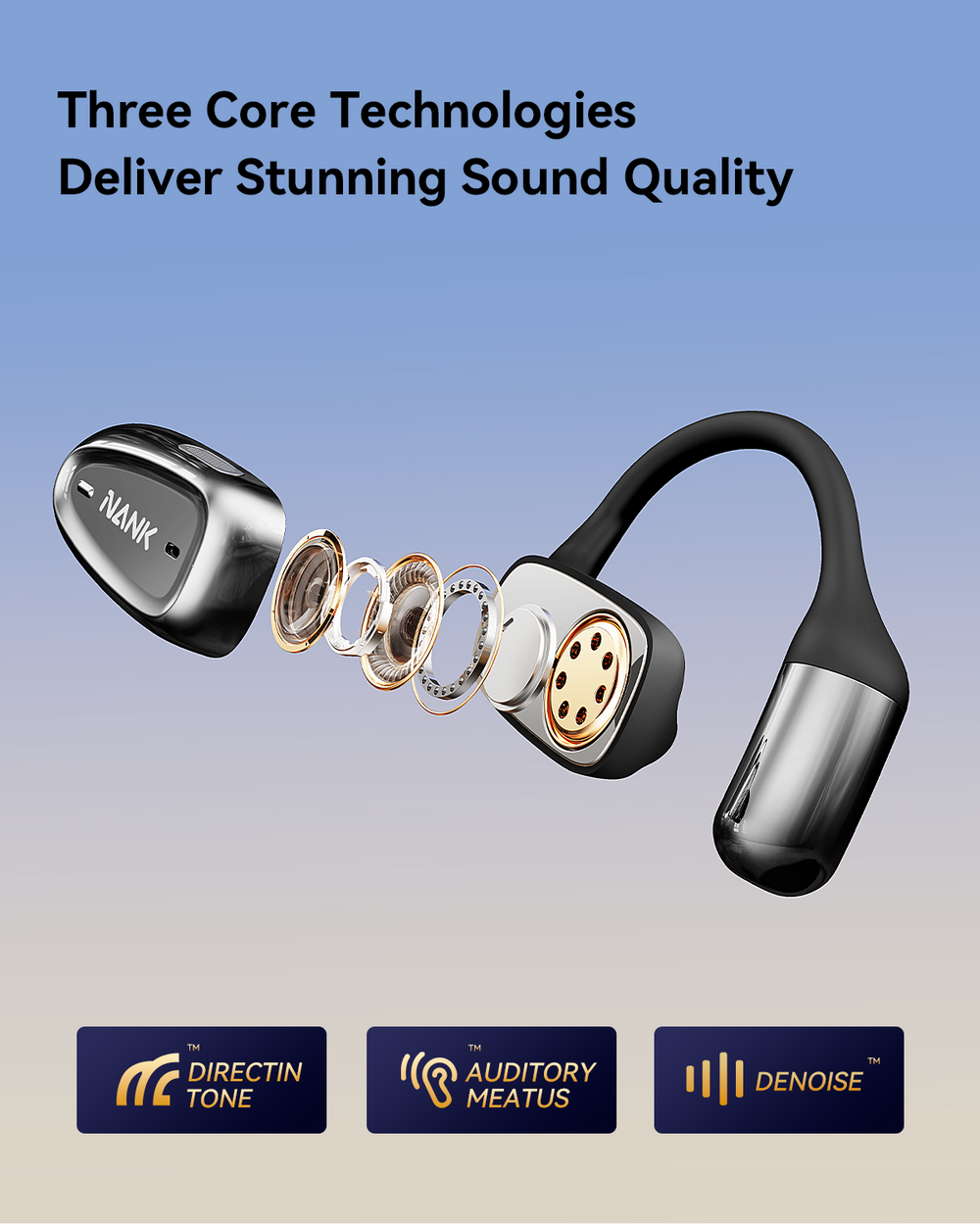 OE Mix Open-ear Lightweight Wireless Earbuds